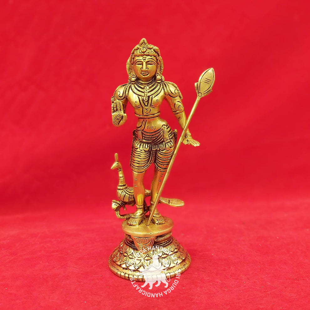 9" Brass Bala Murugan Idol – Sri Durga Handicrafts – Mallapuram Sri ...